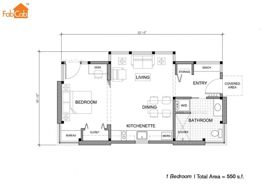 550 Square Foot Prefab Cottage That Feels Bigger Inside then it Looks
