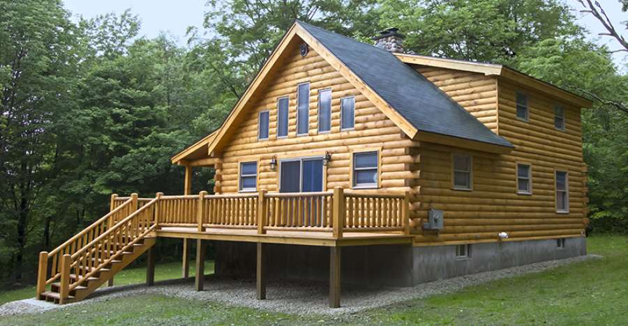 Sturdy. Solid. Breathtaking. Monstrous. Affordable. (This Log Cabin ...