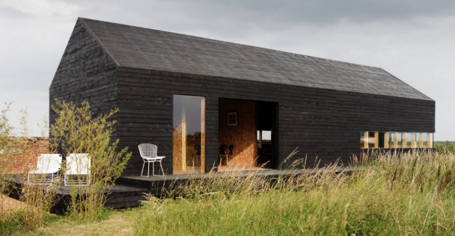 You Won't Believe the Interior of the Stealth Barn Workspace Studio