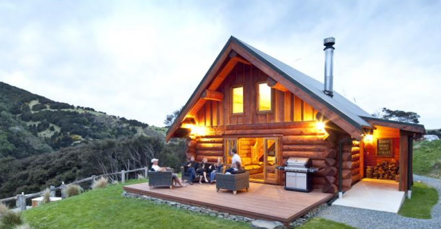 Cascade Creek Retreat is a Private Peaceful Log Cabin in the New ...