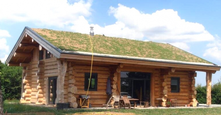 See A Real Cedar Log Home Being Built From The Ground Up
