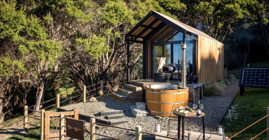 This Modern Yet Rustic Tiny House Rental is a DREAM