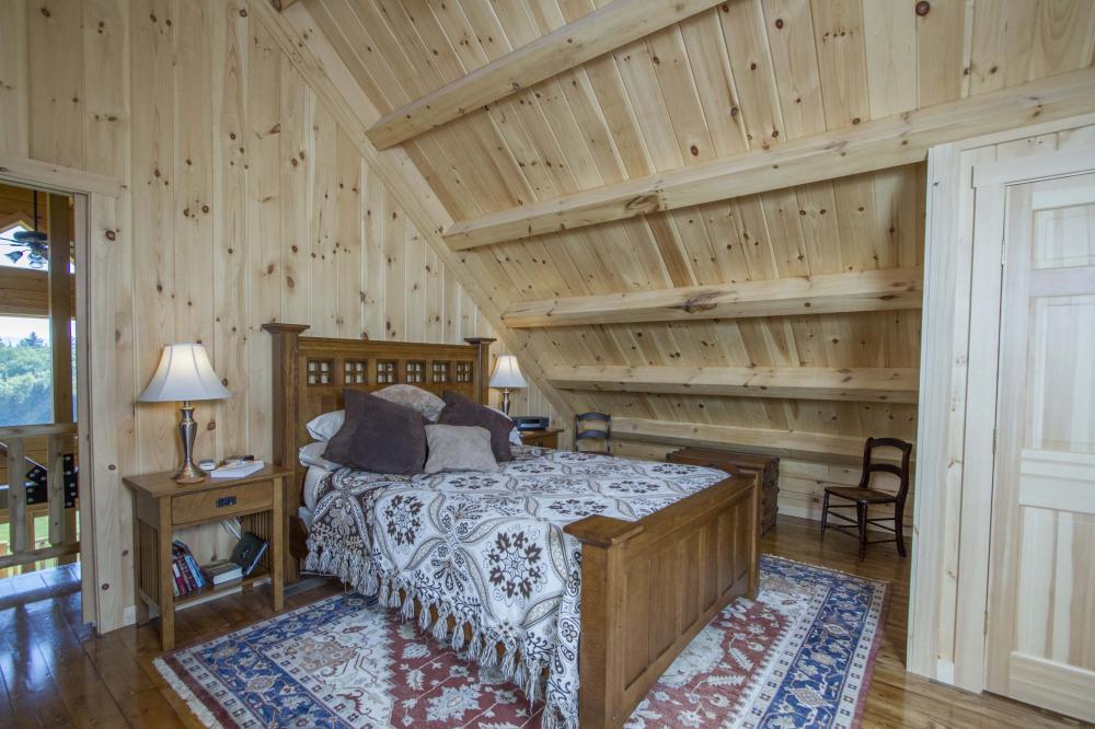 The Skyline Log Cabin Includes Plenty Of Windows For Panoramic Views