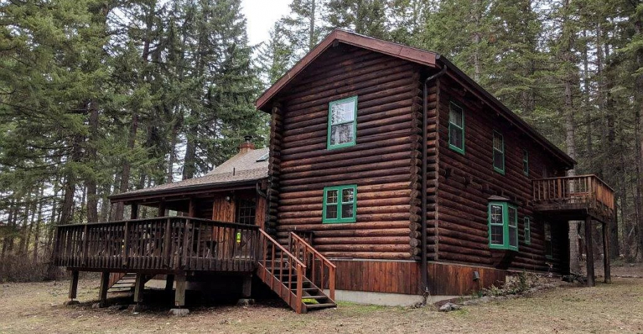 Rustic Log Home In The Forest