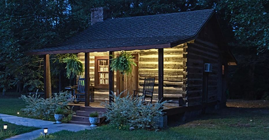 Step Back in Time and Relax in This 175 Yr Old Log Cabin in Arkansas, US