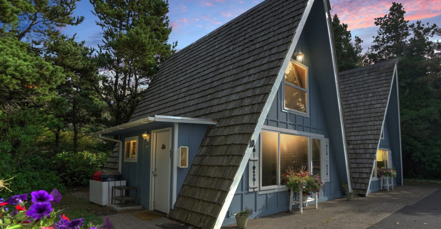 You Will Love This Adorable A-frame Chalet in Otter Rock, Oregon