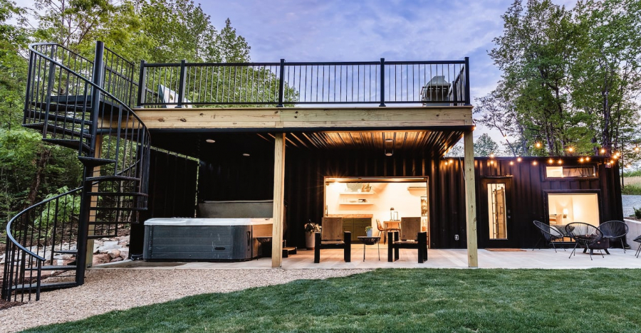 Shipping Container Tiny House w/ Rooftop Deck!