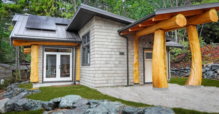 Take A Peek Inside This Unique Log Home Design