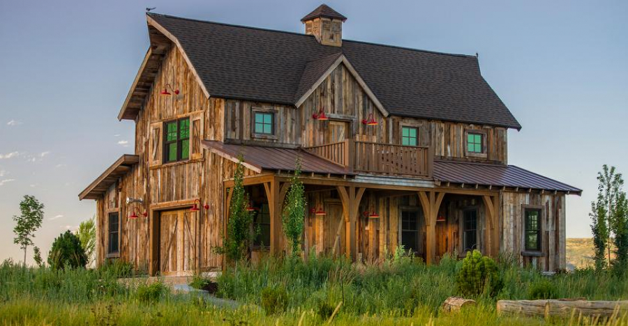 A Vintage Barn Home Made From Reclaimed Wood