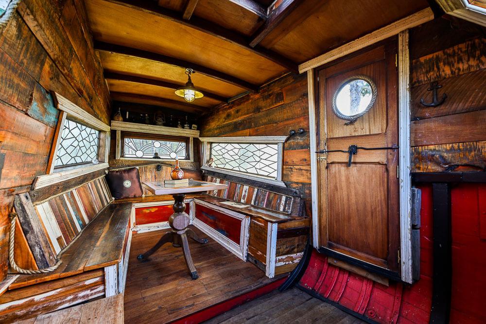 150 Year Old Sailboat Transformed Into Pirate Ship Treehouse!