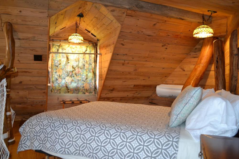 Cloud 9 Tree Haus Is a Unique 1 Bedroom Tree House