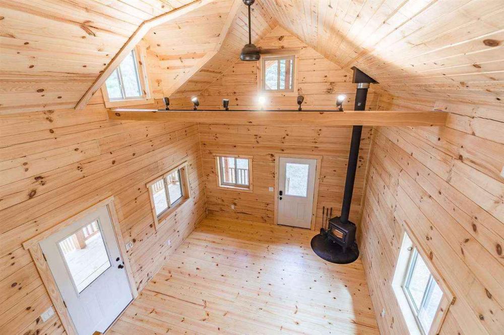 Fall In Love With This New And Cozy Amish Built Log Cabin