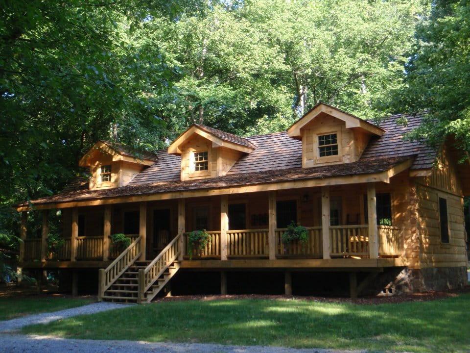 This Impressive Riverside Log Home Is an Indoor & Outdoor Paradise