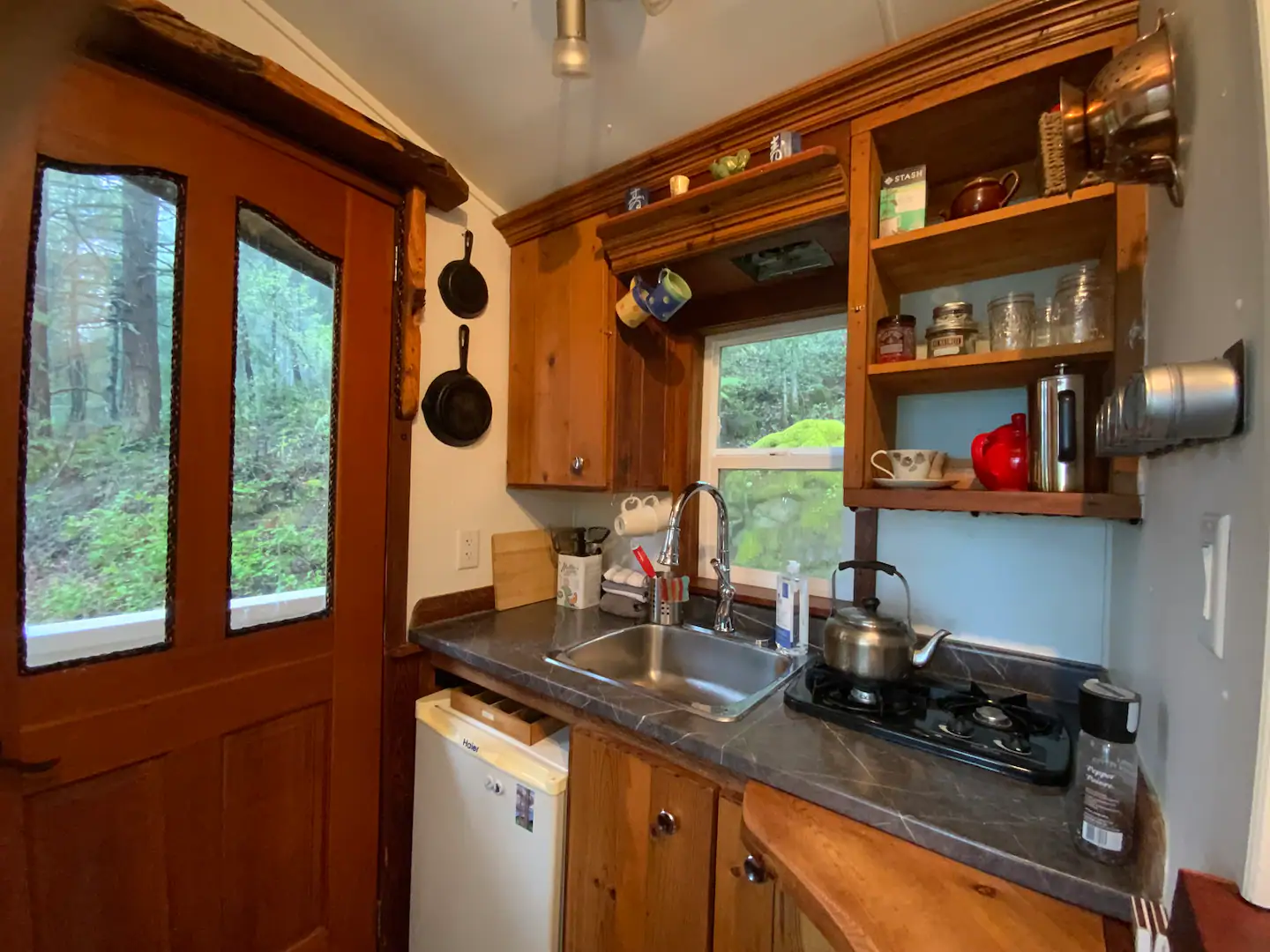 Pocket-Sized Tiny House with Capsule Bedroom