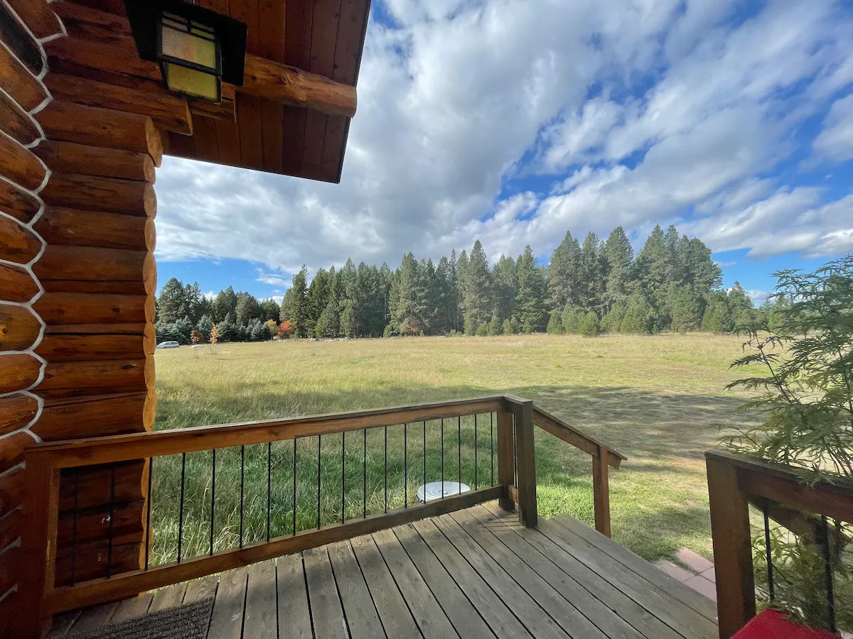 Beautiful Rustic Montana Log Cabin In Bigfork