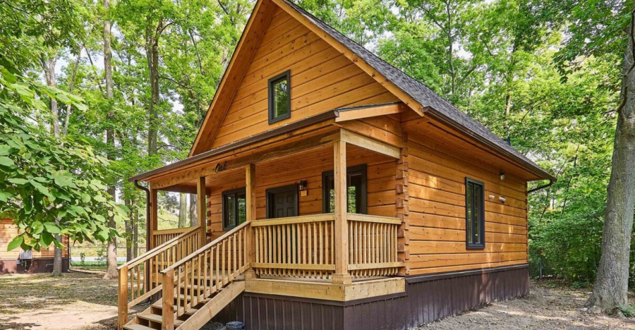 Take A Tour Inside This 867 Sqft Fabulous Log Home