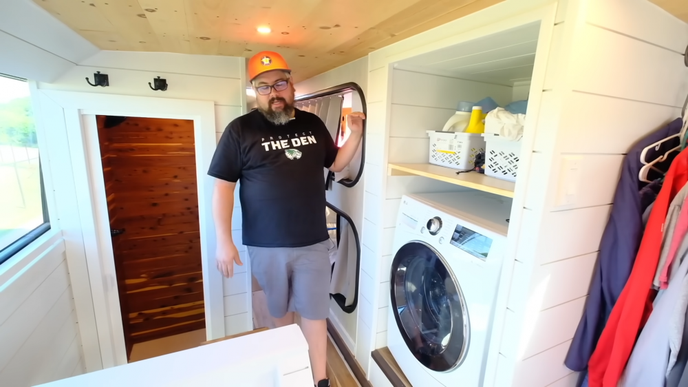 DIY Double Decker Bus Tiny House Conversion - Family of 8