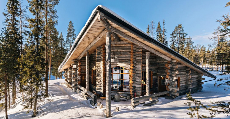 This Unique Log Cabin is Incredibly Spacious