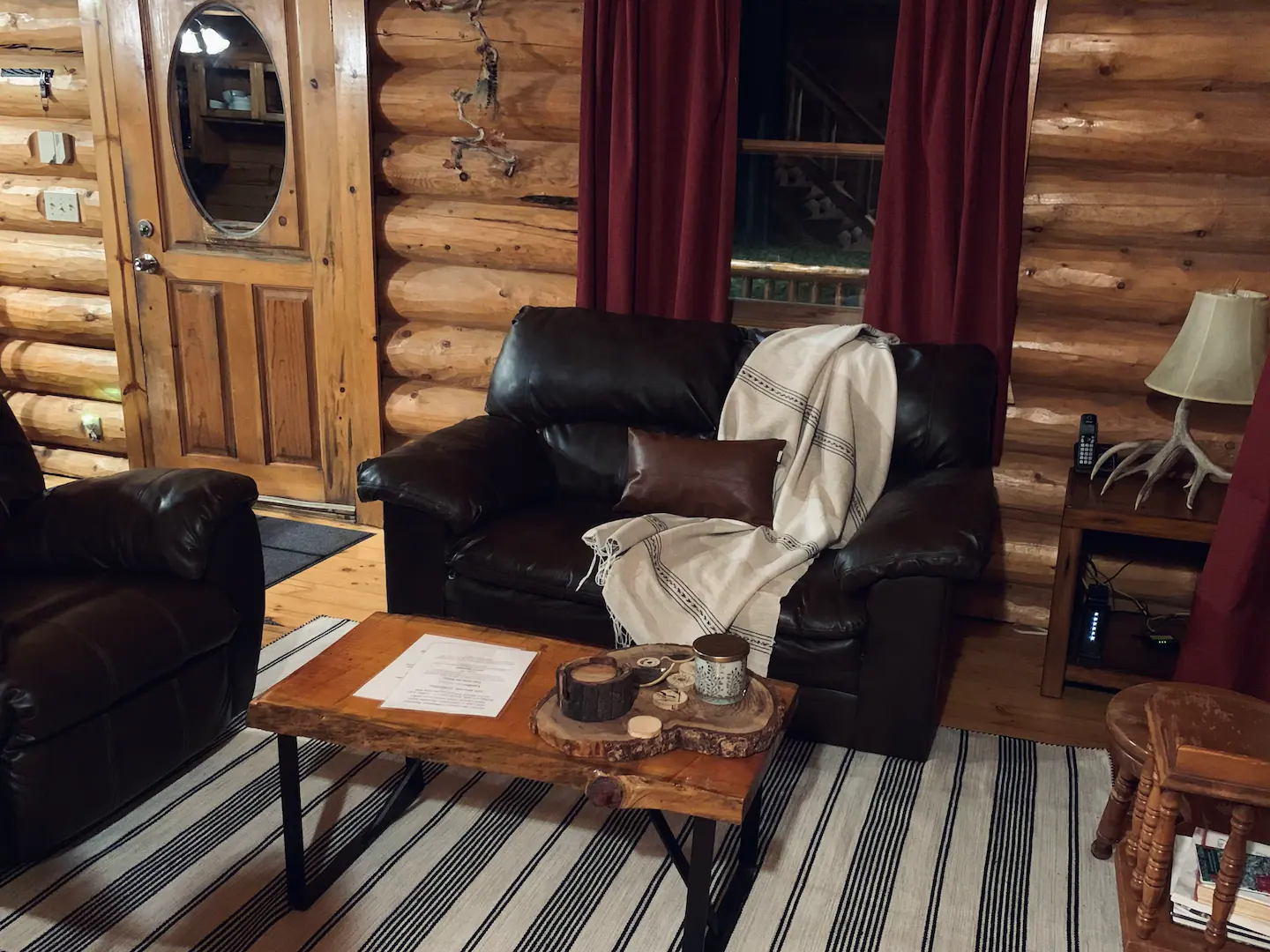 Cozy Secluded Log Cabin With Mt. Hood Views