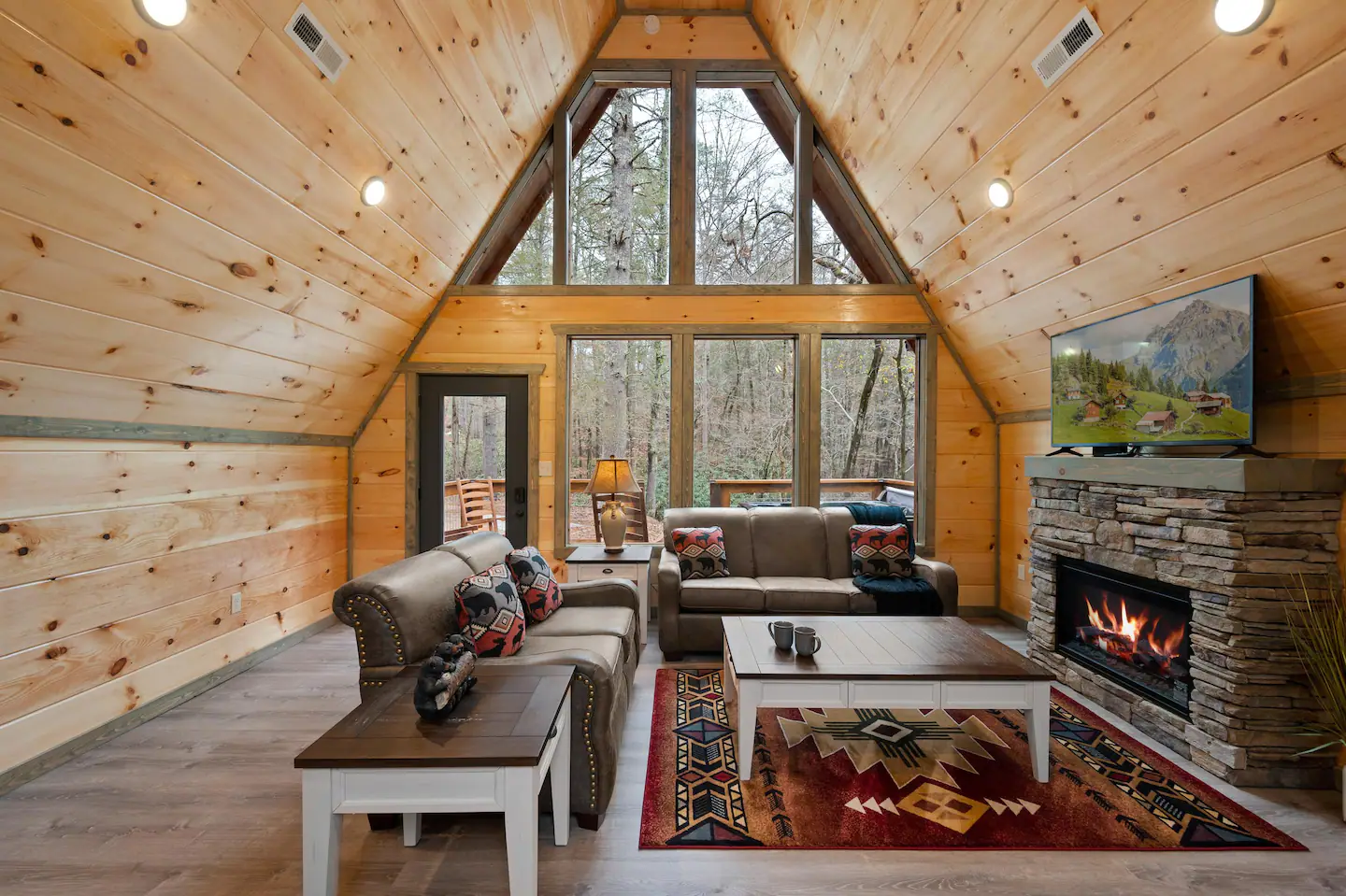Peek Inside This Beautiful Cabin with Creek Views in Tennessee