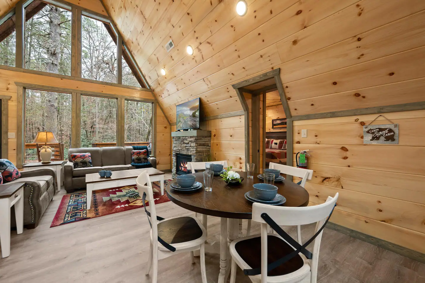 Peek Inside This Beautiful Cabin with Creek Views in Tennessee