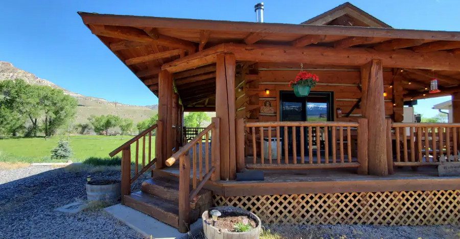 See This Unique Log Home with Stunning Views